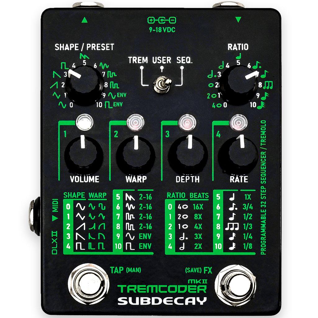 Subdecay TremCoder 2 – Tremolo Sequencer | Axe... And You Shall Receive